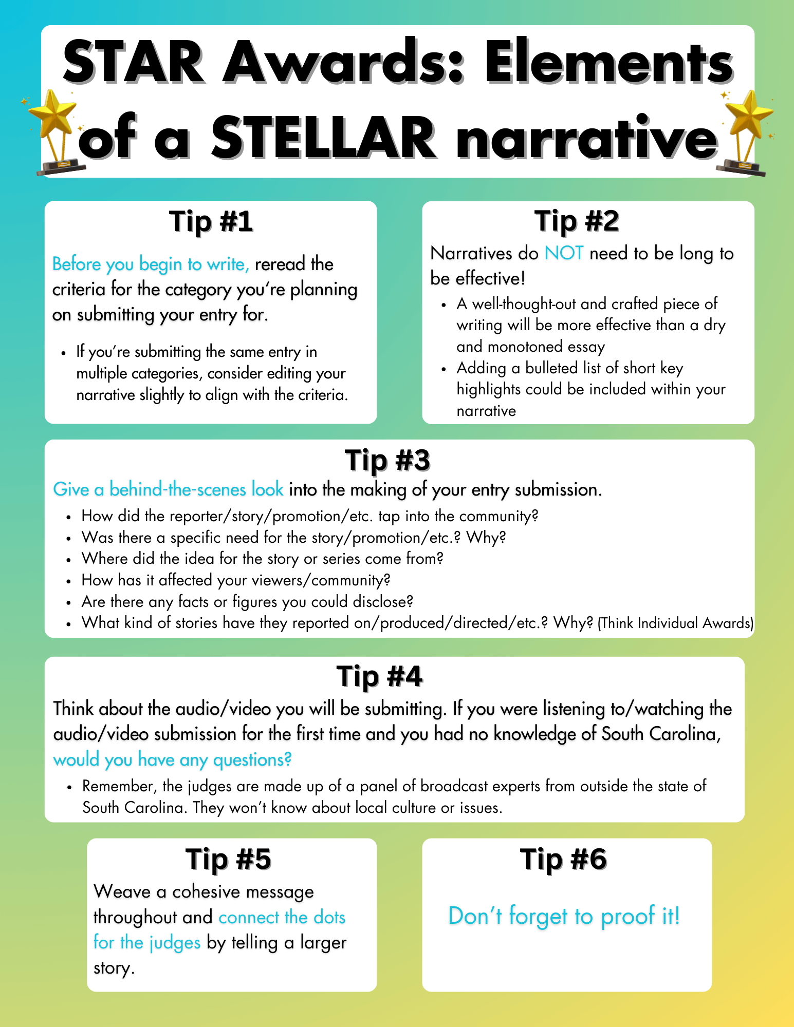 STAR Awards | South Carolina Broadcasters Association